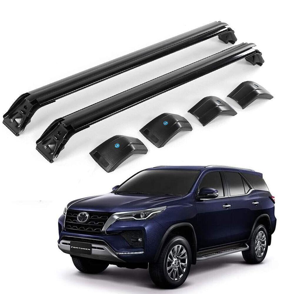 Fits for Toyota Fortuner 2016-2022 Lockable Crossbars Roof Rack Rail ...