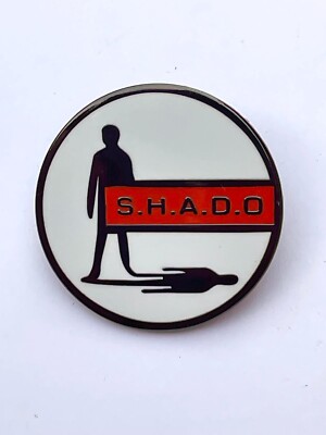 UFO Shado Pin Badge Gerry Anderson Shadow Alien Sci Fi Ed Bishop ...