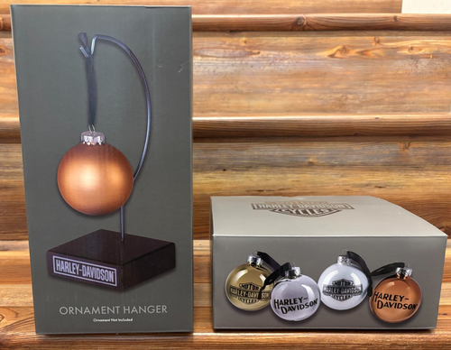 Harley-Davidson Motorcycles Set of Ornaments & Ornament Hanger NOS! | eBay