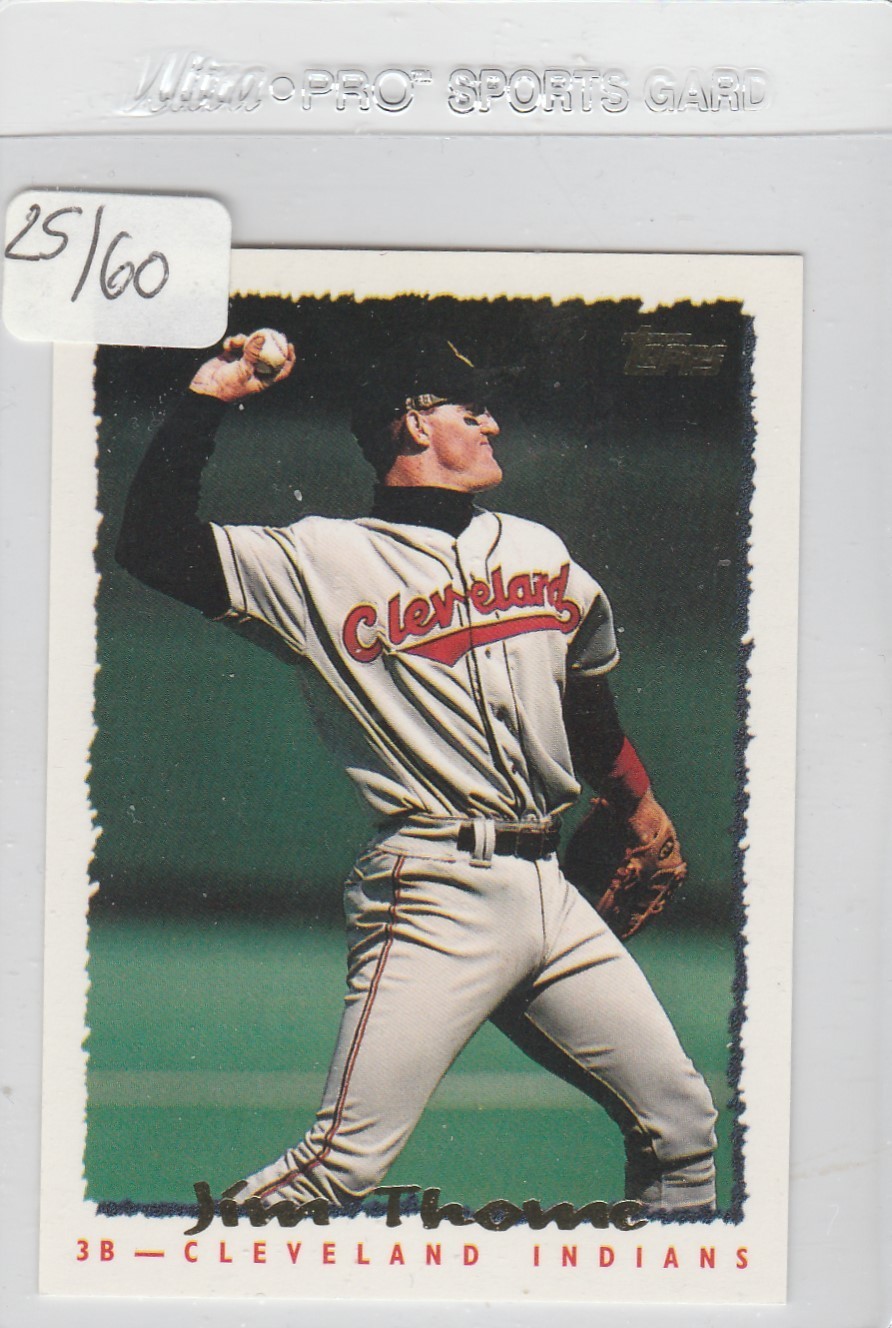 1995 topps #312 Jim Thome INDIANS | eBay