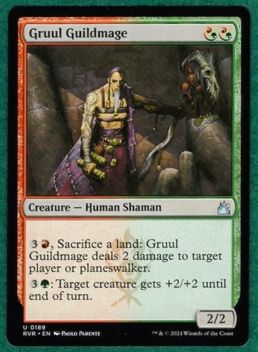 Gruul Guildmage - Ravnica Remastered RVR #0189 - Magic: The Gathering ...