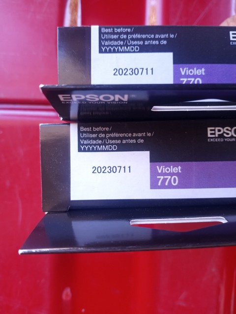 Epson UltraChrome Pro 770 Ink Cartridge Violet T770020 for sale online ...
