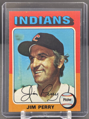 1975 TOPPS MLB Baseball #263 Jim Perry Cleveland Indians EXMT | eBay