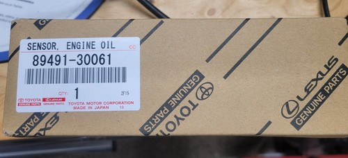 Is350 Is250 TOYOTA LEXUS GENUINE ENGINE OIL LEVEL SENSOR NEW OEM 89491 ...
