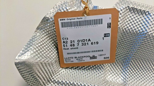 BMW 4 SERIES GRAN COUPE REAR SILENCER HEAT SHIELD 51487321619 CSPBP ...