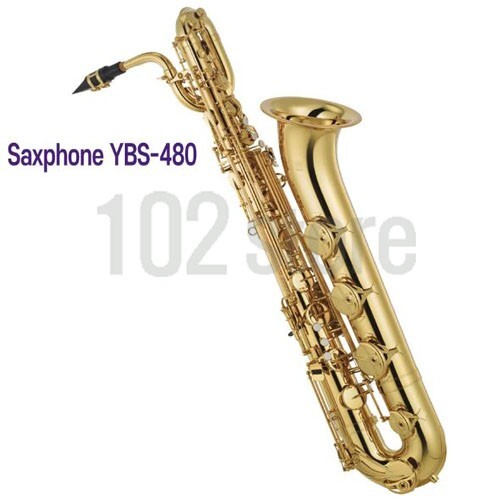 Yamaha YBS-480 Intermediate Baritone Saxophone Genuine Gold w/Case, Warranty | eBay