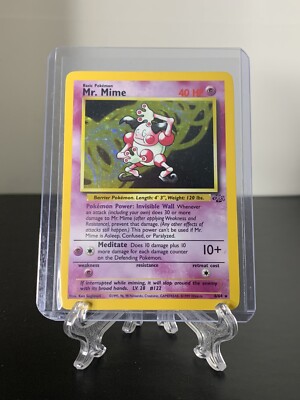 Pokémon TCG Mr. Mime Jungle 6/64 Holo Unlimited Holo Rare LP | eBay
