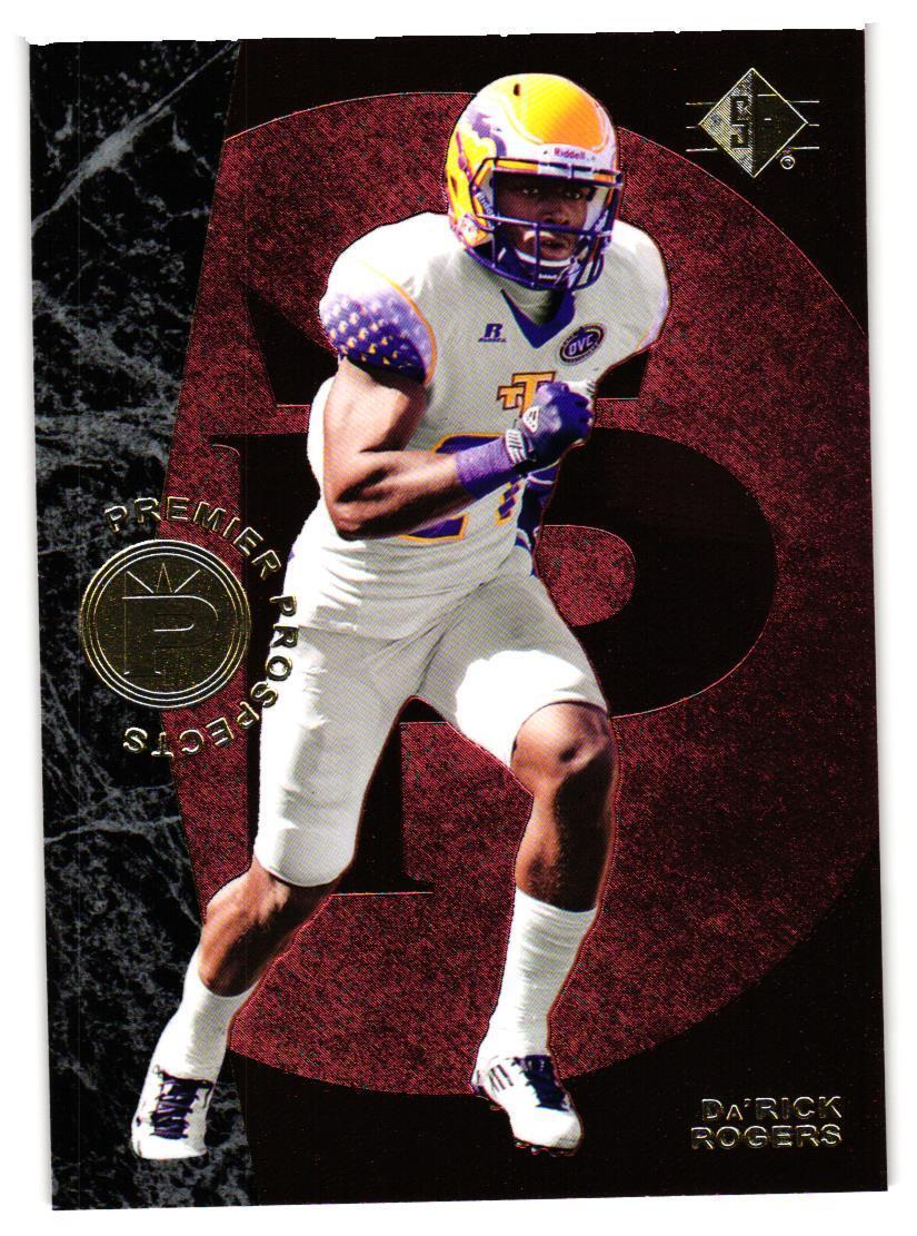 2013 Da'Rick Rogers SP Authentic Rookie Tennessee Tech Golden Eagles | eBay