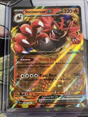 Incineroar Ex - 034/162 - Ultra Rare - SV5: Temporal Forces - Pokemon ...