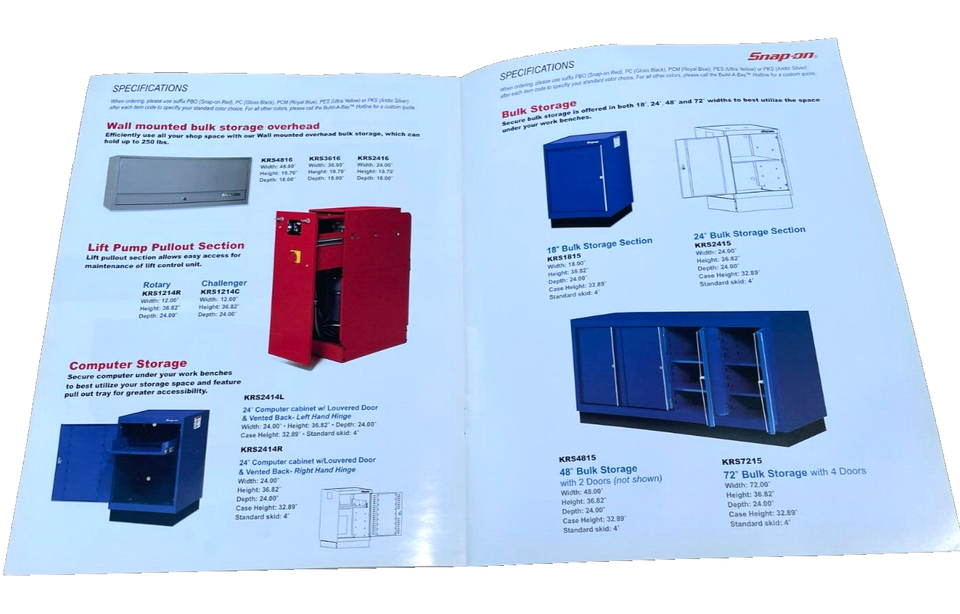 Snap-On Build-A-Bay, Custom Storage Solutions, Catalog | eBay