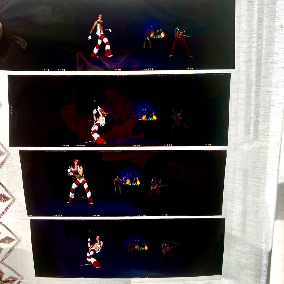 Van Halen 11 1979- Neil Zlozower 35mm Film Srips- Photo Shoot 27 photos ...