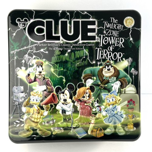 Clue Disney Theme Park The Twilight Zone Tower Of Terror Game 2007 ...
