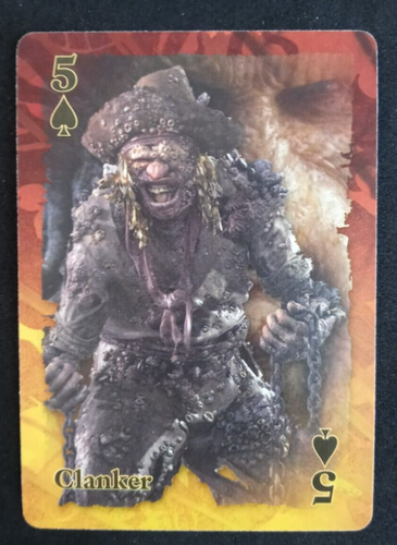Pirates Of The Caribbean At World's End Playing Card Clanker 5 Spades ...