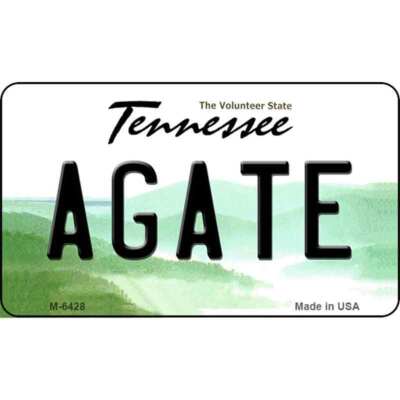 Agate Tennessee State License Plate Tag Magnet M-6428 | eBay