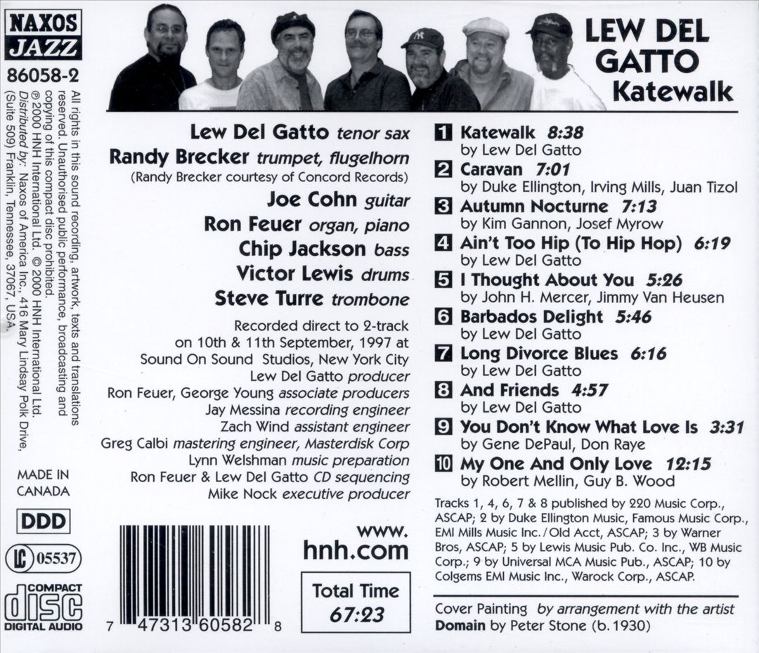 LEW DEL GATTO - KATEWALK * NEW CD 747313605828 | eBay