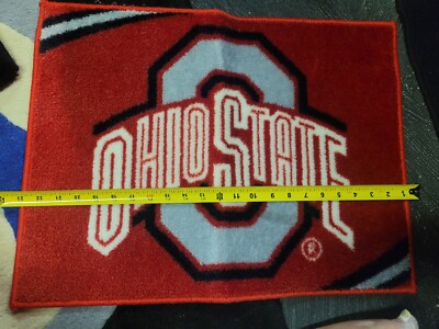 Ohio State Buckeyes rug mat 17 1/2"x23" Northwest | eBay