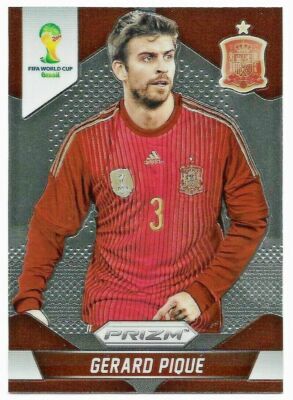 Gerard Pique Spain World Cup Panini 2014 Prizm Soccer Card | eBay