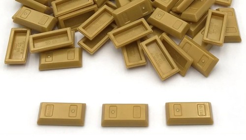 *NEW* Lego Gold Bars Bullion Bank Currency Treasure Bulk Money - 10 ...