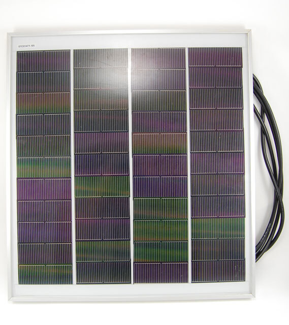 GSE 12V Framed Solar 12 Watt 12 Volt Panel Module 33012-O Model GSE-12 ...