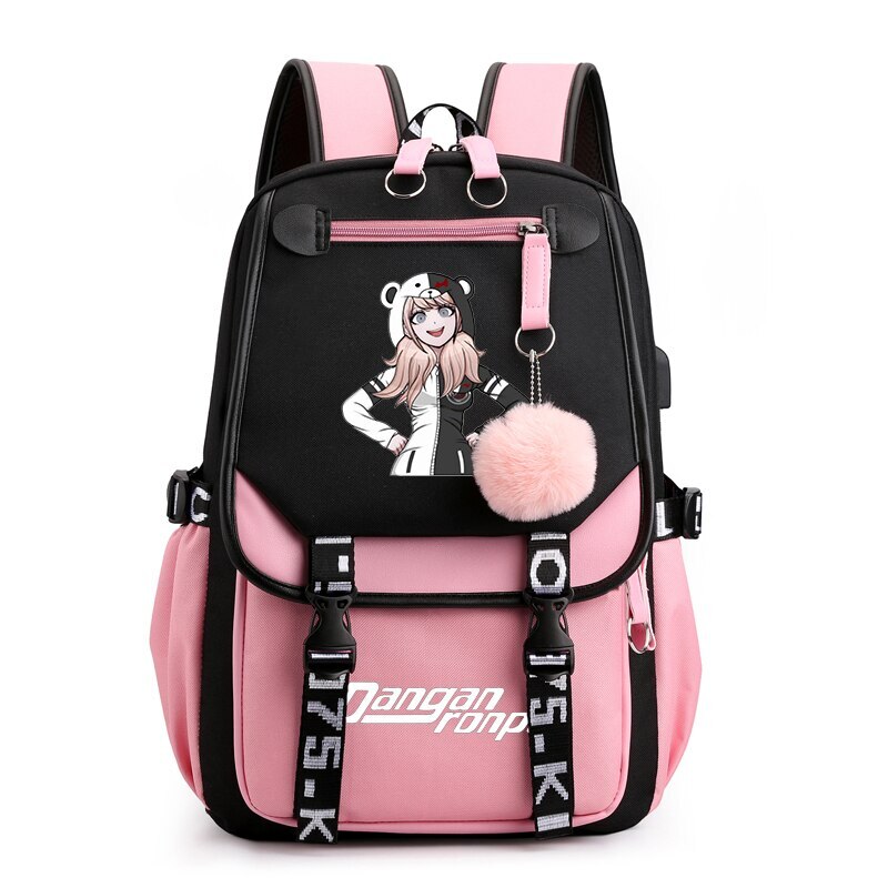 Danganronpa Ouma Backpack anime unisex Bookbag Laptop Shoulder Bags ...