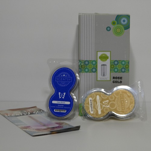 Scentsy Go Rose Gold New Diffuser w/ Four Scent Pods Original ...