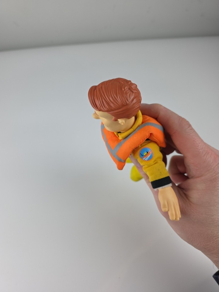 Fireman Sam Hard Plastic Head, Vintage Soft Toy, Cbeebies Fireman Sam ...