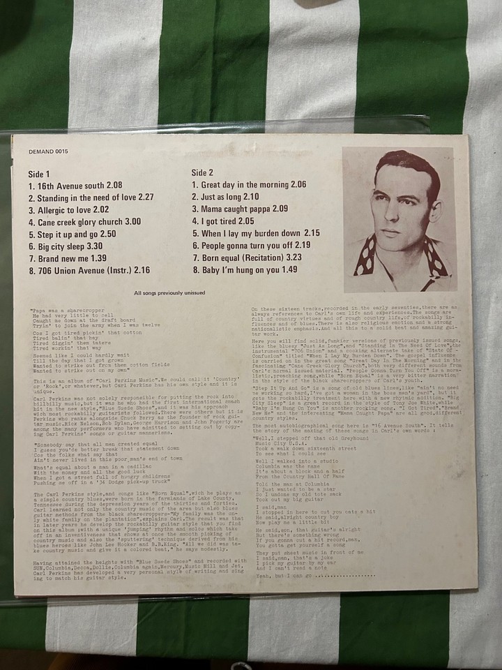 Carl Perkins - Mr. Country Rock (LP) - Vinyl Rock & Roll | eBay UK