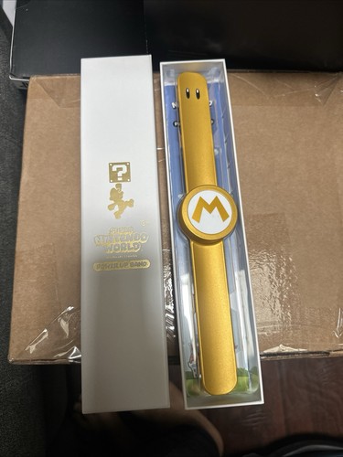 Universal Studios Super Nintendo World Mario Gold Power Up Band ...