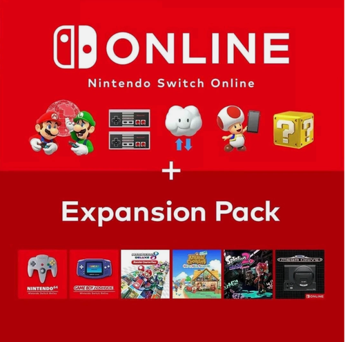 12 Months Nintendo Switch Online Membership + Expansion Pack eShop Key ...