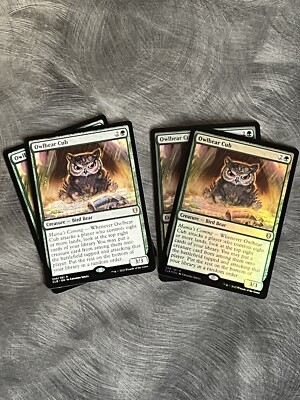 MTG - Owlbear Cub X4 - Commander Legends: Battle for Baldur's Gate - 2 ...