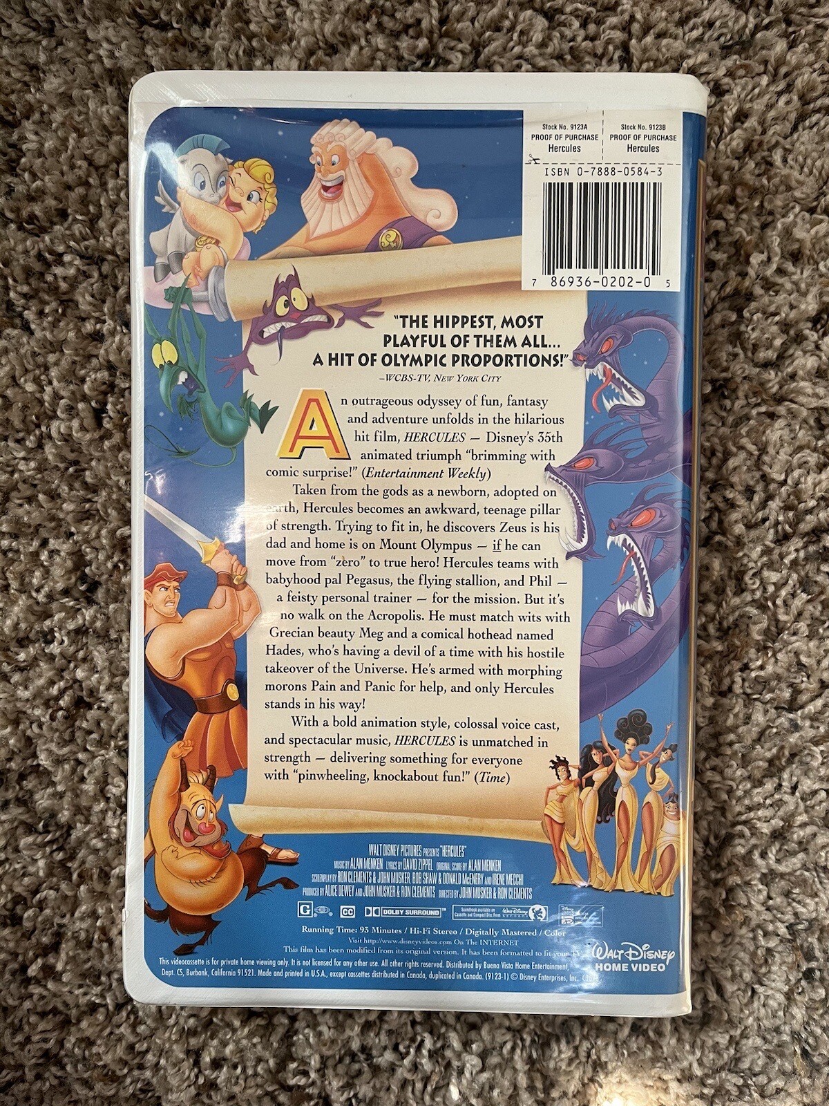 Hercules (VHS, 1998) 786936020205 | eBay