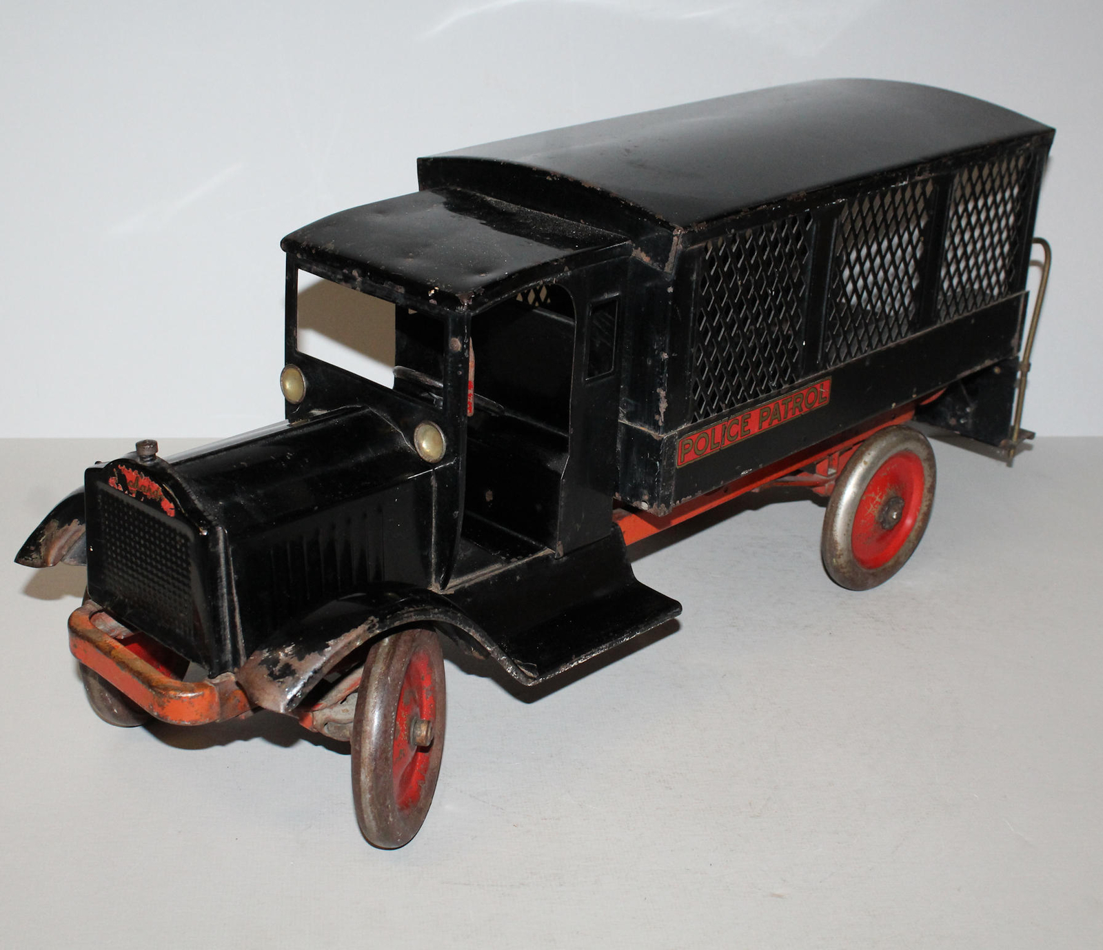 Antique Keystone Toys Police Patrol Pressed Steel Toy Truck | eBay