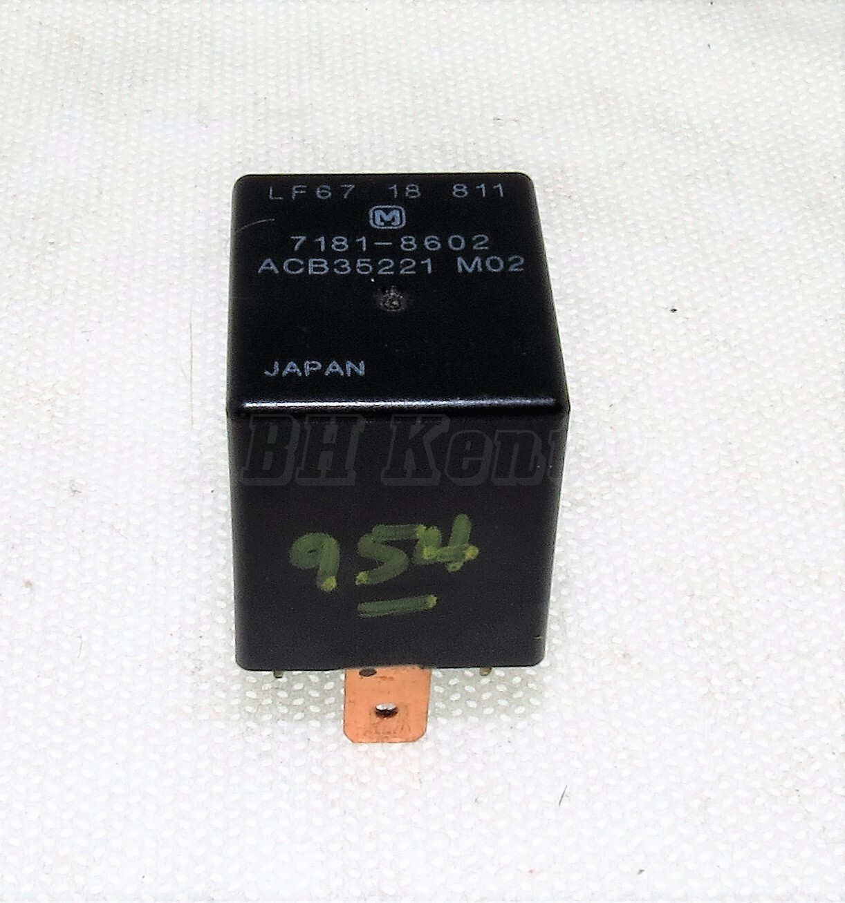 954-Mazda 4-Blade Black Relay LF6718811 NAiS ACB35221-M02 7181-8602 ...