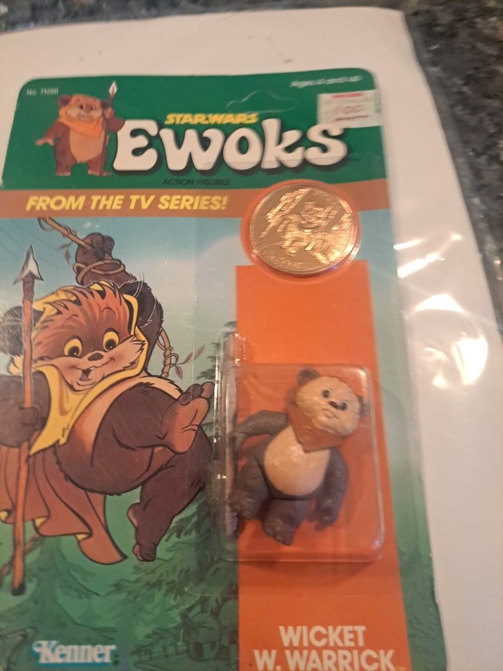 Kenner Ewoks Wicket W Warrick Star Wars Sealed 1985 Cartoon Figure ...