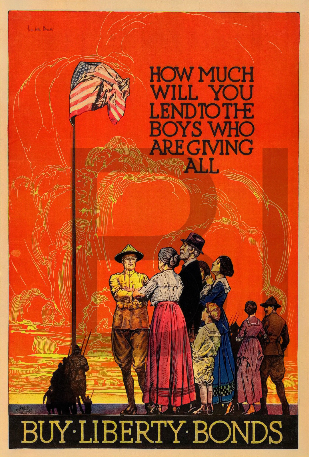 1917 World War I Propaganda Liberty Bonds Poster 13x19" Photo Print | eBay