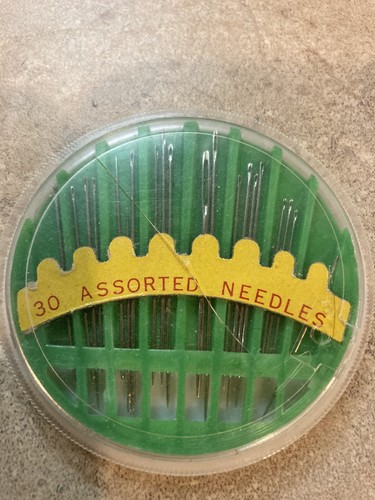 25 Assorted Needles Compact Bell Brand Sewing Crafts Partial Full 20 | eBay