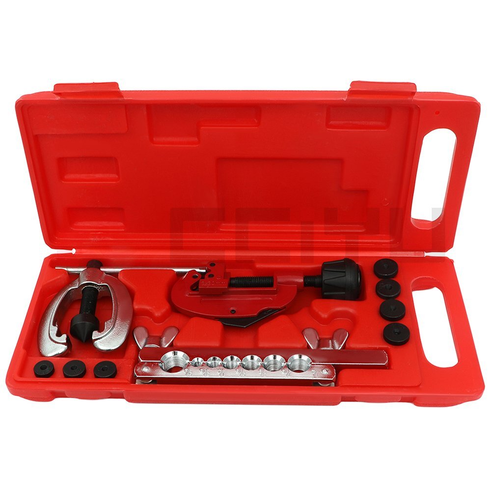 Double Flaring Brake Line Tool Kit Tubing Car Truck Repair Tool W/ Tube ...