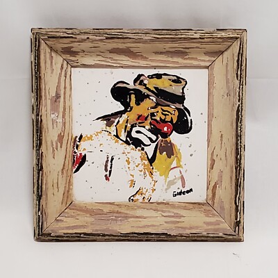 Vintage Mid Century PILKINGTON Tile 6” Artist Signed Gideon England ...