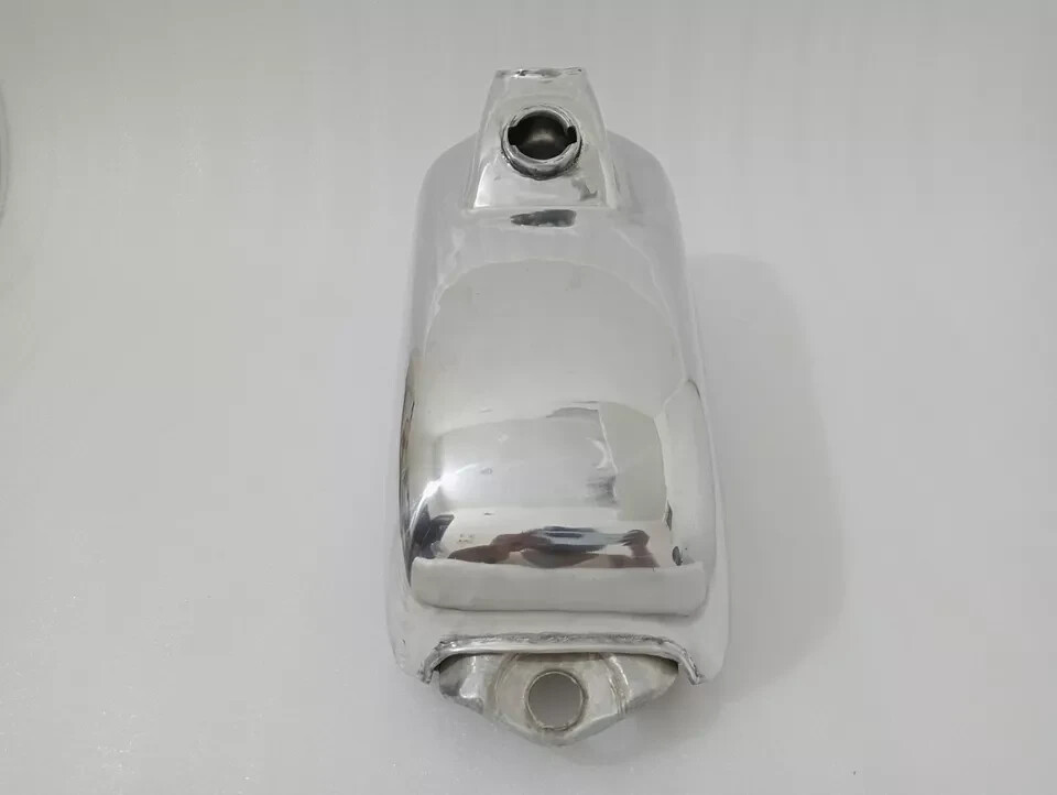 YAMAHA 250 DT Enduro, Aluminium Polish Petrol Fuel Gas Tank +Cap 1975 ...