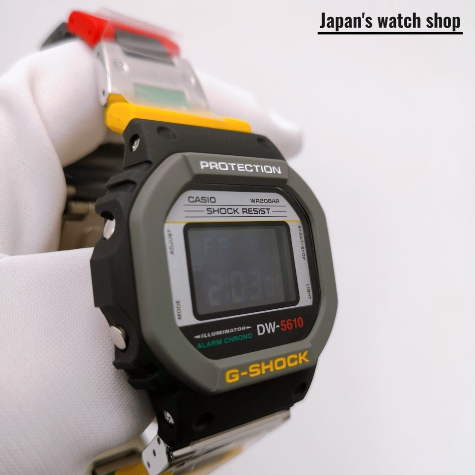 CASIO G-SHOCK DW-5610MT-1JF Gray MixTape Multicolor Model Men's Watch ...