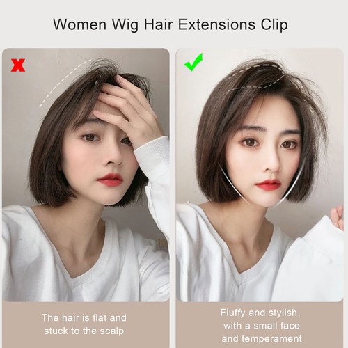 Hair Pads Clip Natural Thicken Hair Hair Top Side Cover Hairpiece ...