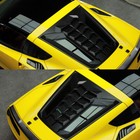 Rear Window Louver Sun Shade Cover Matte Black For Corvette C7 Z06 ...