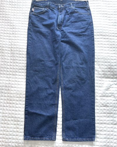 Carhartt Flame Resistant Jeans FR CAT 2 Relaxed Fit NFPA 2112 Blue Mens ...