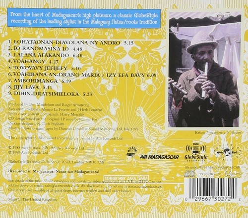 RAKOTO FRAH - FLUTE MASTER OF MADAGASCAR CD NEW! 29667302722| eBay