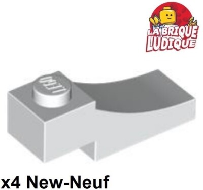 Lego 4x Brick Arch Beak 1x3 Inverted 70681 White New | eBay