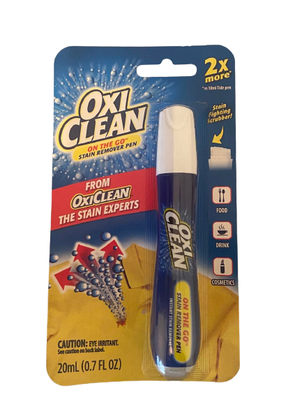 OXI CLEAN On The Go Oxygen Power Stain Remover Pen 0.7 fl oz 20 mL NEW ...