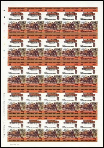 1921 LBSCR Stephenson Remembrance Class L Imperf/Imperforate Train ...
