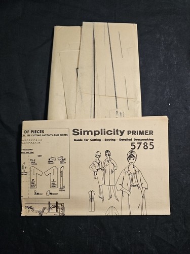 Simplicity Vintage 60's Sewing Pattern - 5785 - Dress & Coat - Sz 12 - FF/Uncut | eBay