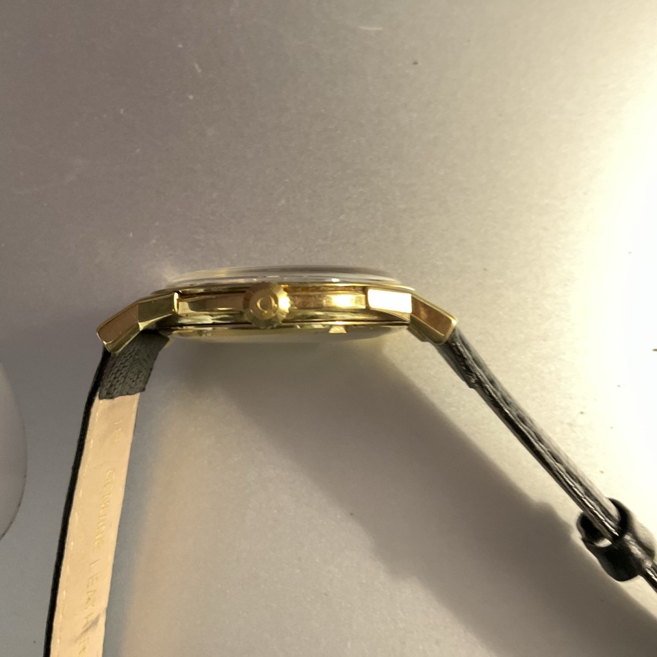 Omega Mans 14k Solid Gold Pie Pan Constellation All Original $3650 Or ...