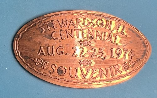 Elongated Penny (Stewardson, IL Centennial Aug 22-25 1974) | eBay